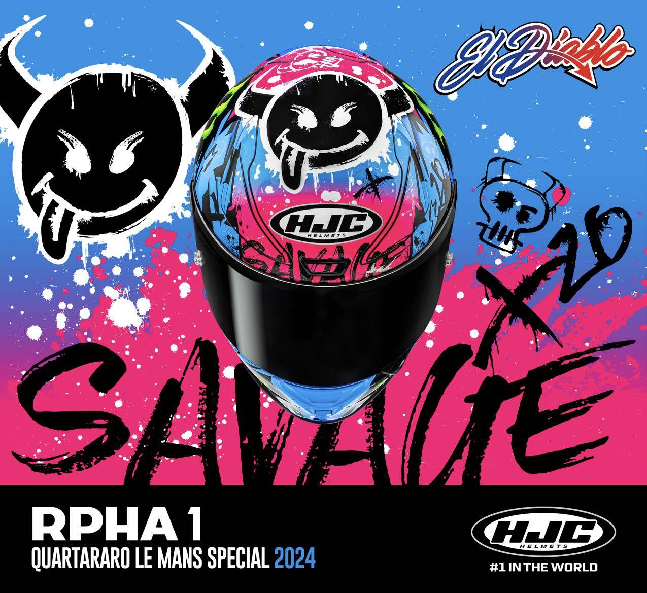 RPHA 1 QUARTARARO LE MANS SPECIAL 2024 – HJC HELMETS EUROPE